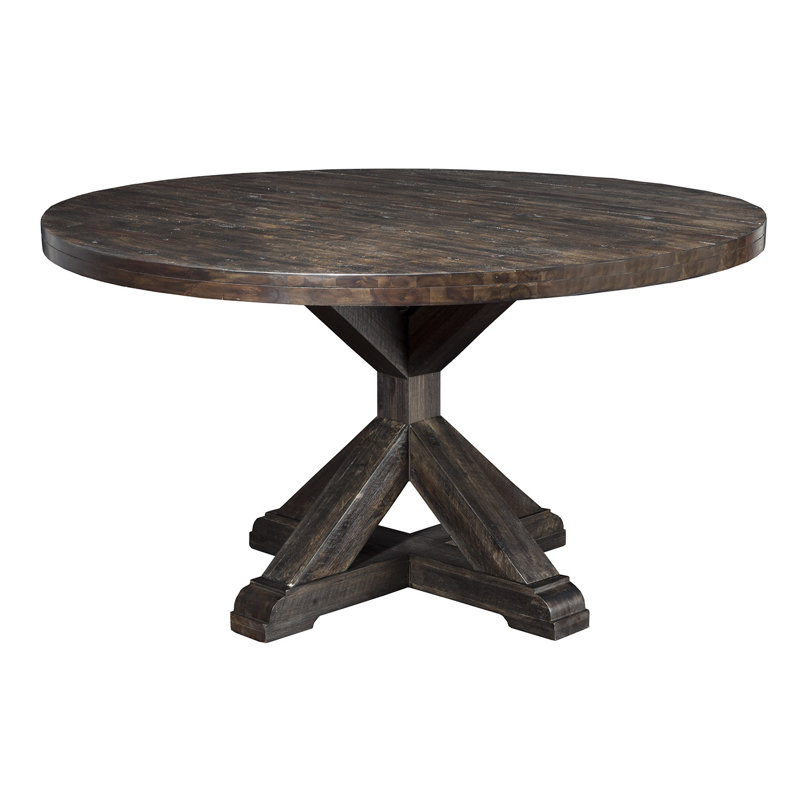 fahey solid wood dining table